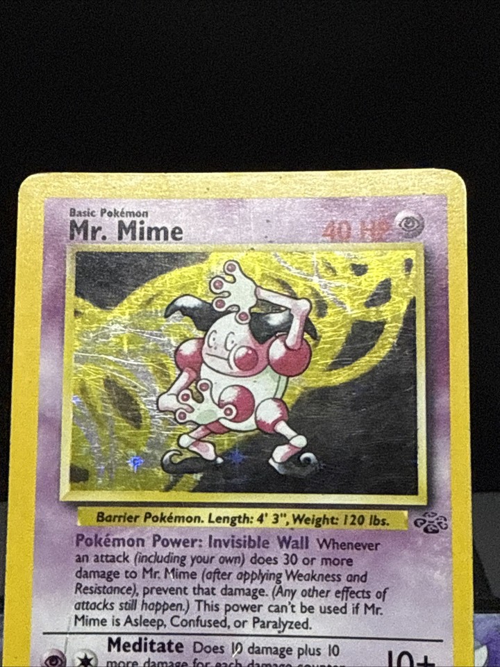 Pokemon Card Mr. Mime 6/64 Jungle Set WOTC Rare Holo Played | eBay UK