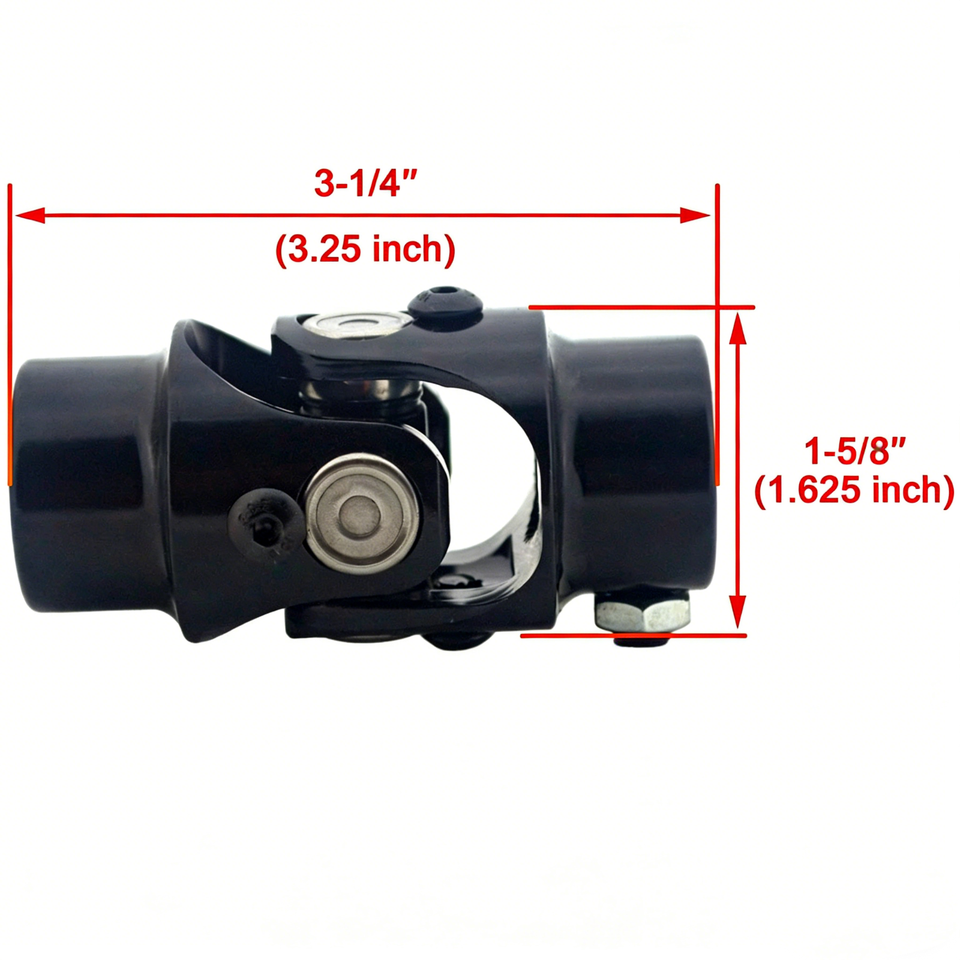 3/4" 30 Spline X 3/4" Round Universal Steering Joint U Joint Shaft ...