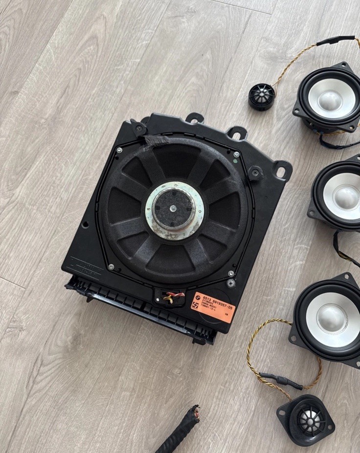 BMW E60 E61 M5 LOGIC 7 TOP HIFI DSP SURROUND SOUND SYSTEM HK OEM FULL ...