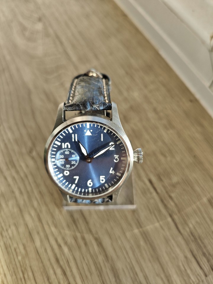 Hand winding 42mm type A flieger watch - sterile dial | eBay UK