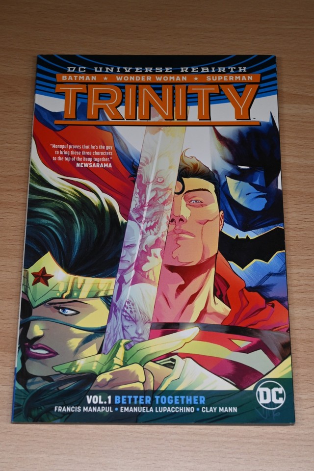 DC Universe Rebirth Trinity Volume 1 - 2 TPBs (First Printings) | eBay