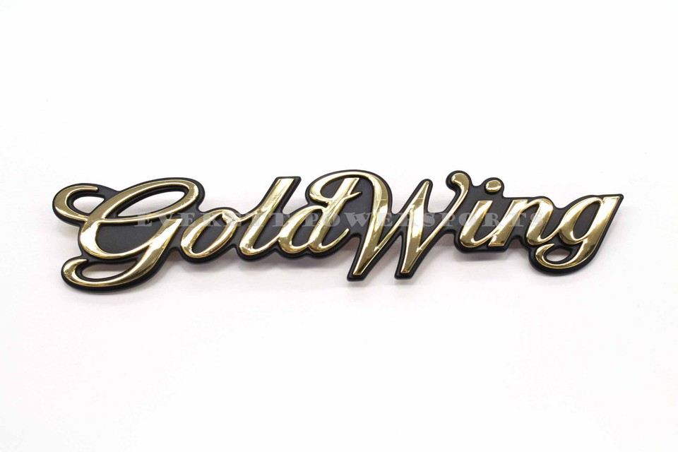 New Genuine Honda Side Cover Emblem Set 88-95 GL1500 Goldwing OEM ...