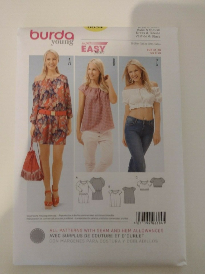 New Assorted Sewing Patterns Burda Range 6614 - 6781 | eBay UK
