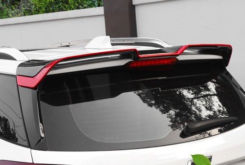 For Chevrolet Equinox 2018-21 Red+Carbon Fiber Rear Spoiler Tail Trunk ...