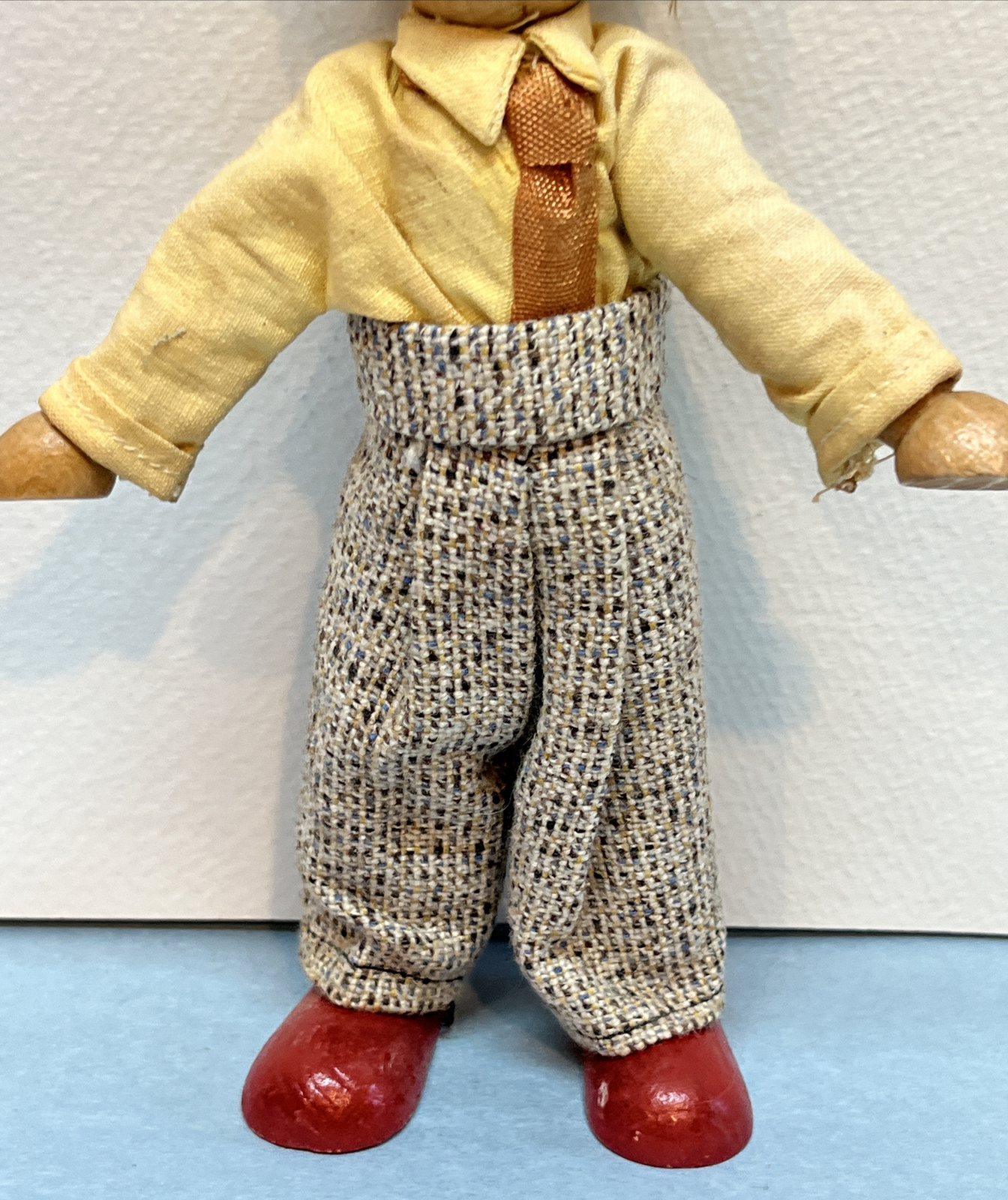 Vintage Polish Wooden Peg Joli Dolls - Set of 4 Folk Art Hand Painted ...