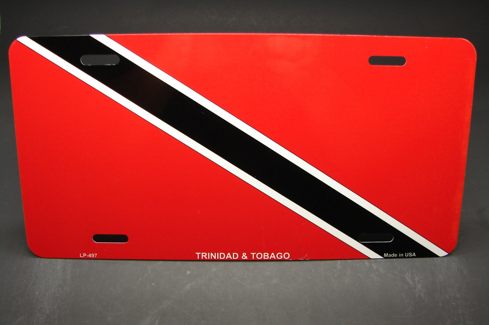 TRINIDAD TOBAGO FLAG METAL NOVELTY LICENSE PLATE TAG FOR CARS | eBay