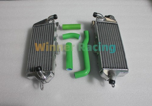 Fit Kawasaki KX500 KX 500 1985-1986 85 86 aluminum radiator + silicone ...