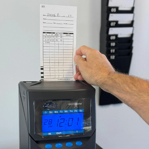 Lathem 7500E Calculating Atomic Time Clock for sale online | eBay