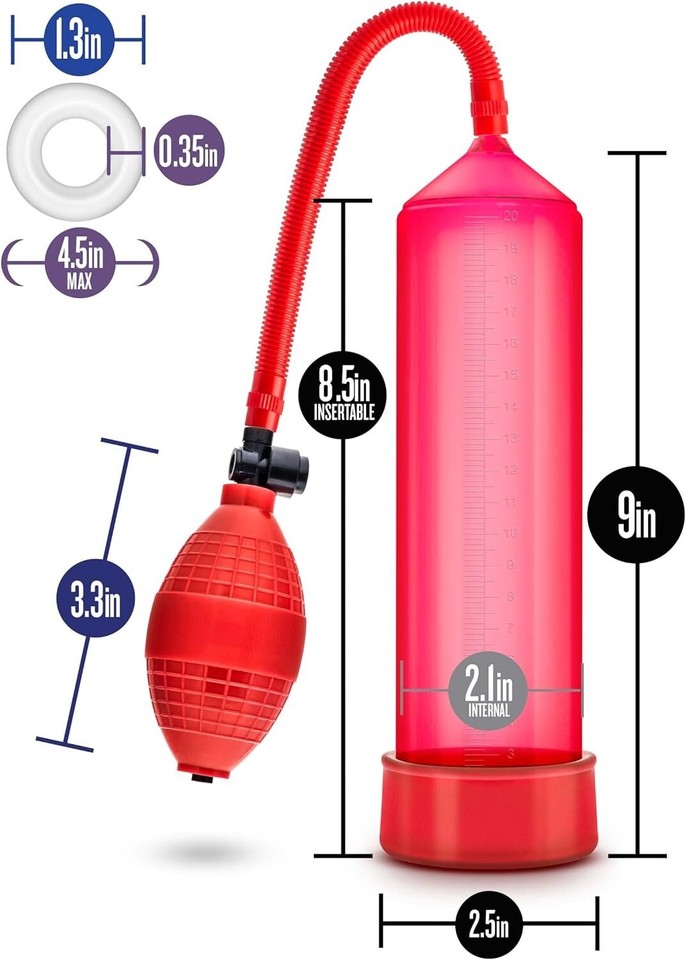 Eden 9" Male Enhancement Pump Penis Enlargement for Stronger, Longer ...