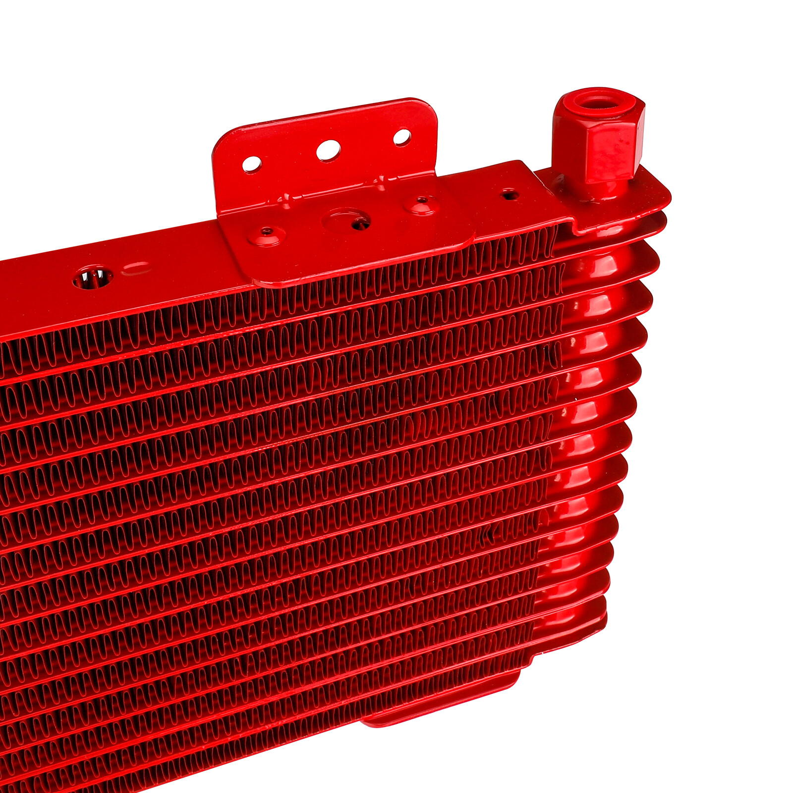 Max 40,000 40K GVW Transmission Performance Oil Cooler Red Heavy Duty ...