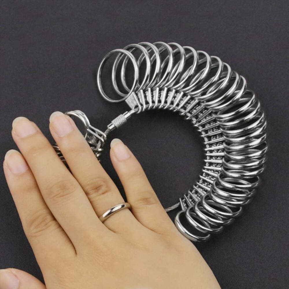 3X Ring Sizer Standard Finger Gauge Mandrel Jewelry Ring Measuring ...