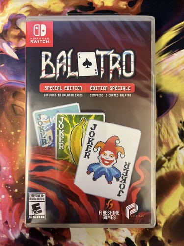 Balatro Special Edition - Nintendo Switch w/ Collectible Cards NEW FREE ...