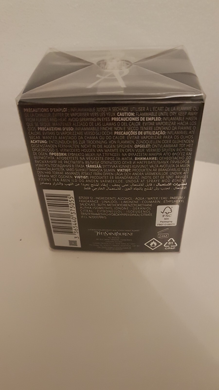 YSL La Nuit De L'Homme 60ML EDT Yves Saint Laurent SPRAY FOR HIM ...