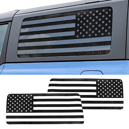USA Flag Rear Window Sticker Decal Trim for Ford Bronco 2 Doors 2021 ...