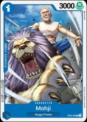 Mohji - OP02-060 - C x1 - OP-02: Paramount War - NM-Mint - OP-02 ...