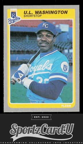 U.L. Washington 1985 Fleer Near Mint or Better 10062565 | eBay