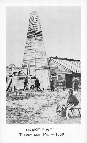 Drake's Well Titusville PA 1859 Vintage Chrome Postcard Unposted | eBay