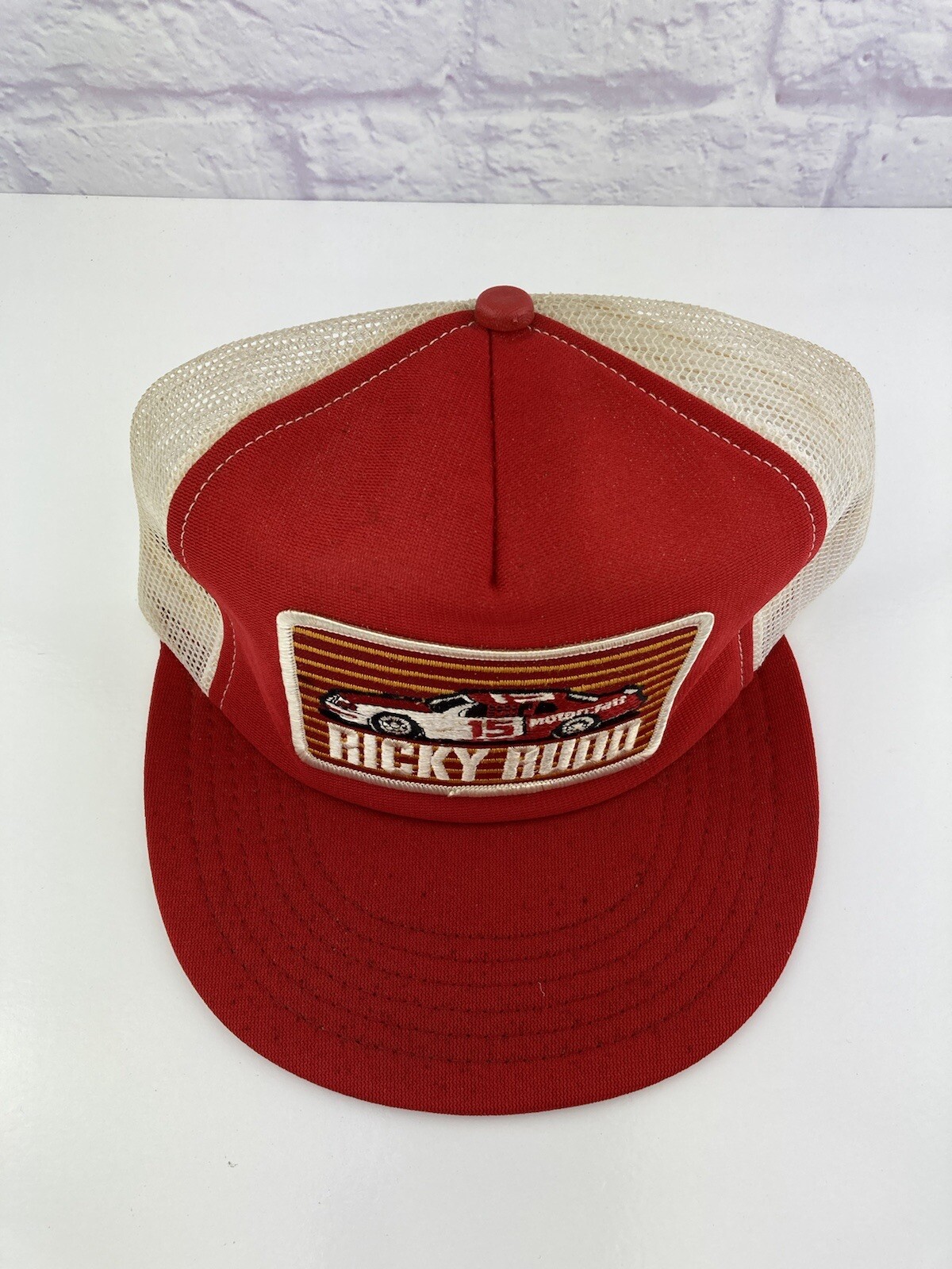Vintage 70s Ricky Rudd Mesh Trucker Hat Snapback Hat Baseball Cap USA ...
