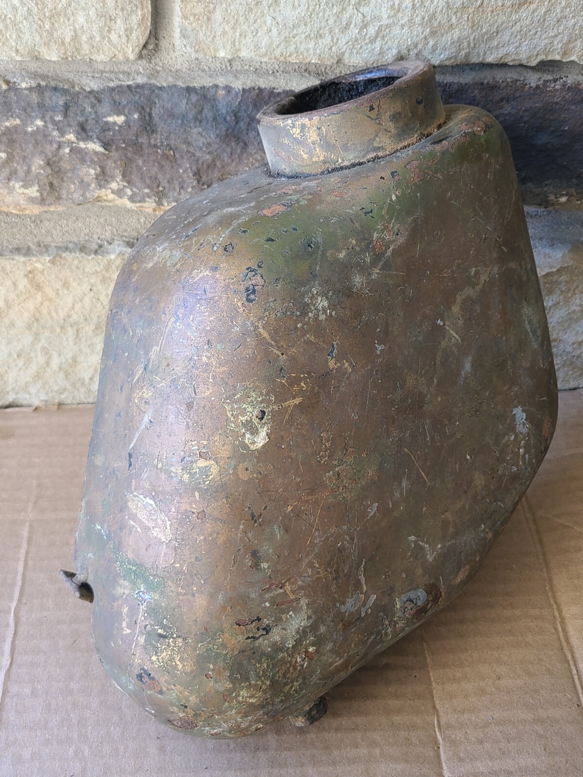 Harley K Model KH Ironhead Sportster OIL TANK Oil Bag XLH XL OEM 62507 ...