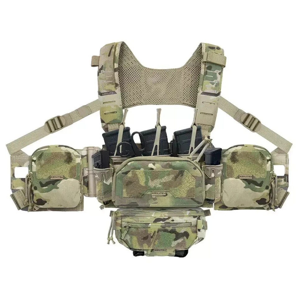 AGILITE REAPER™ RIG- Placard and MOLLE compatible Chest Rig in MULTICAM ...