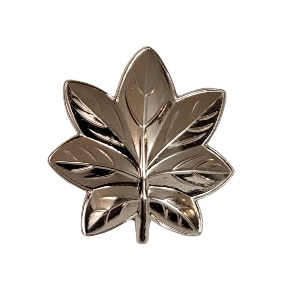 Sterling Silver Old Leaf Double Butterfly Clutch Back Military Uniform ...