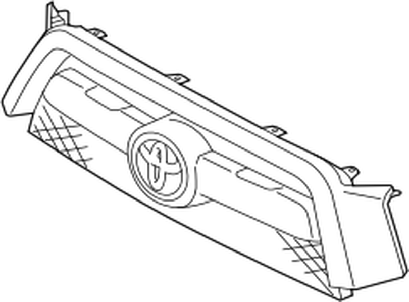 53101-35090-A1 Toyota Grille, radiator 5310135090A1, New Genuine OEM ...