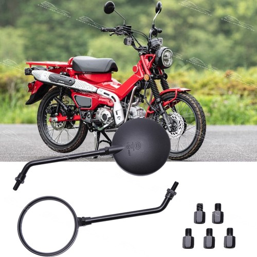 For Honda Trail CT70 CT90 CT110 CT125 Round Motorcycle Rearview Side Mirrors M10 | eBay