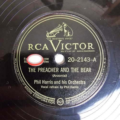 Phil Harris Preacher and the Bear 10'' 78 Rca Victor 20-2143 | eBay