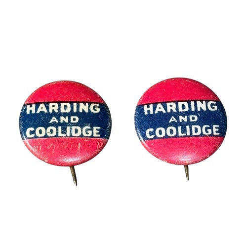 Vintage 1920 Harding Coolidge Campaign Pinback Buttons Lot 2 Political ...