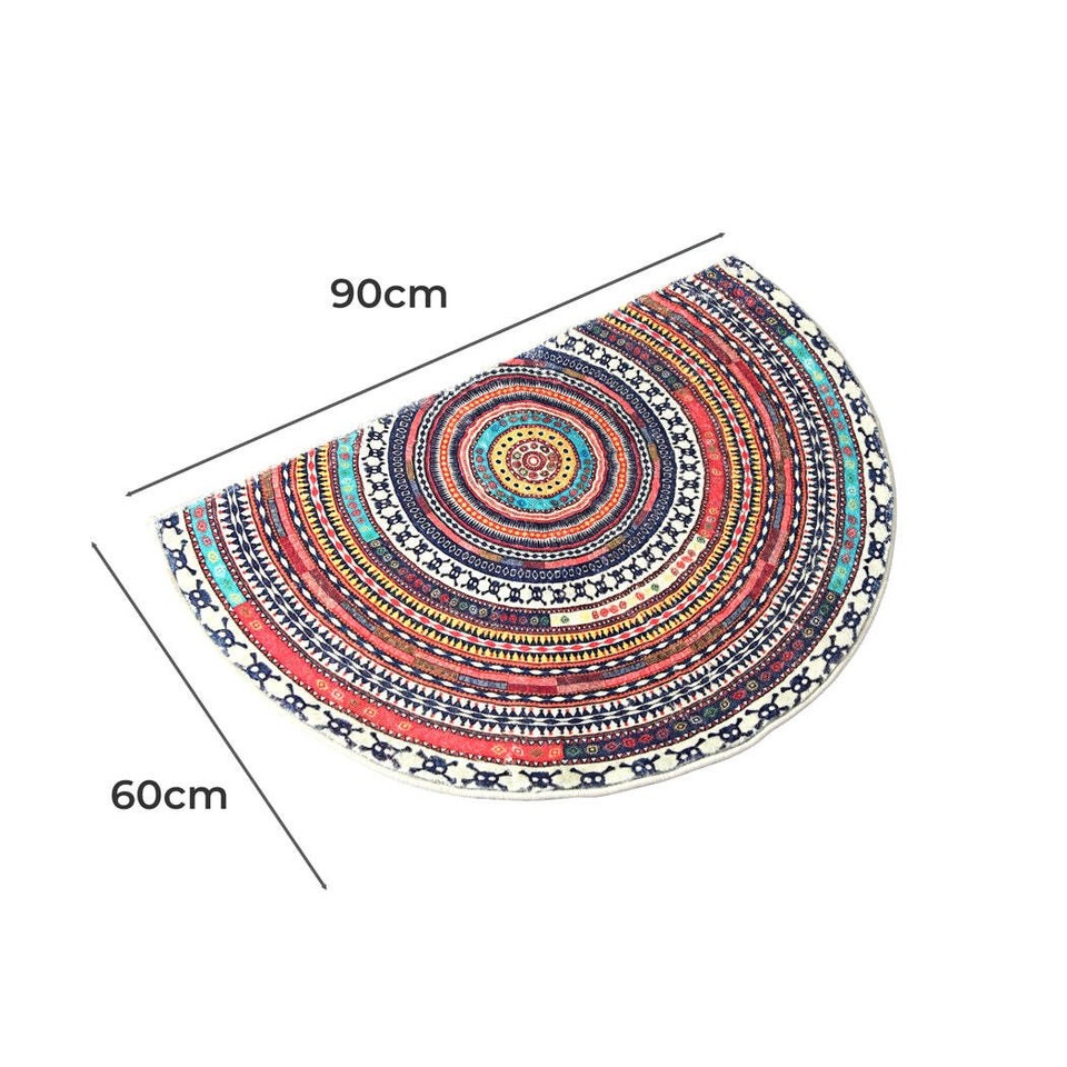 NNEIDS Marlow Door Mat Half Moon Semi-Circle Rug 60x90 | eBay