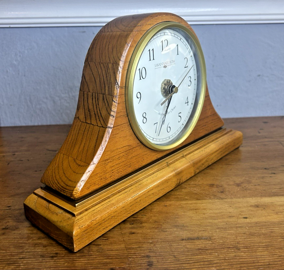 SAVANNAH ROW MANTLE CLOCK WITH WESTMINSTER CHIME | eBay