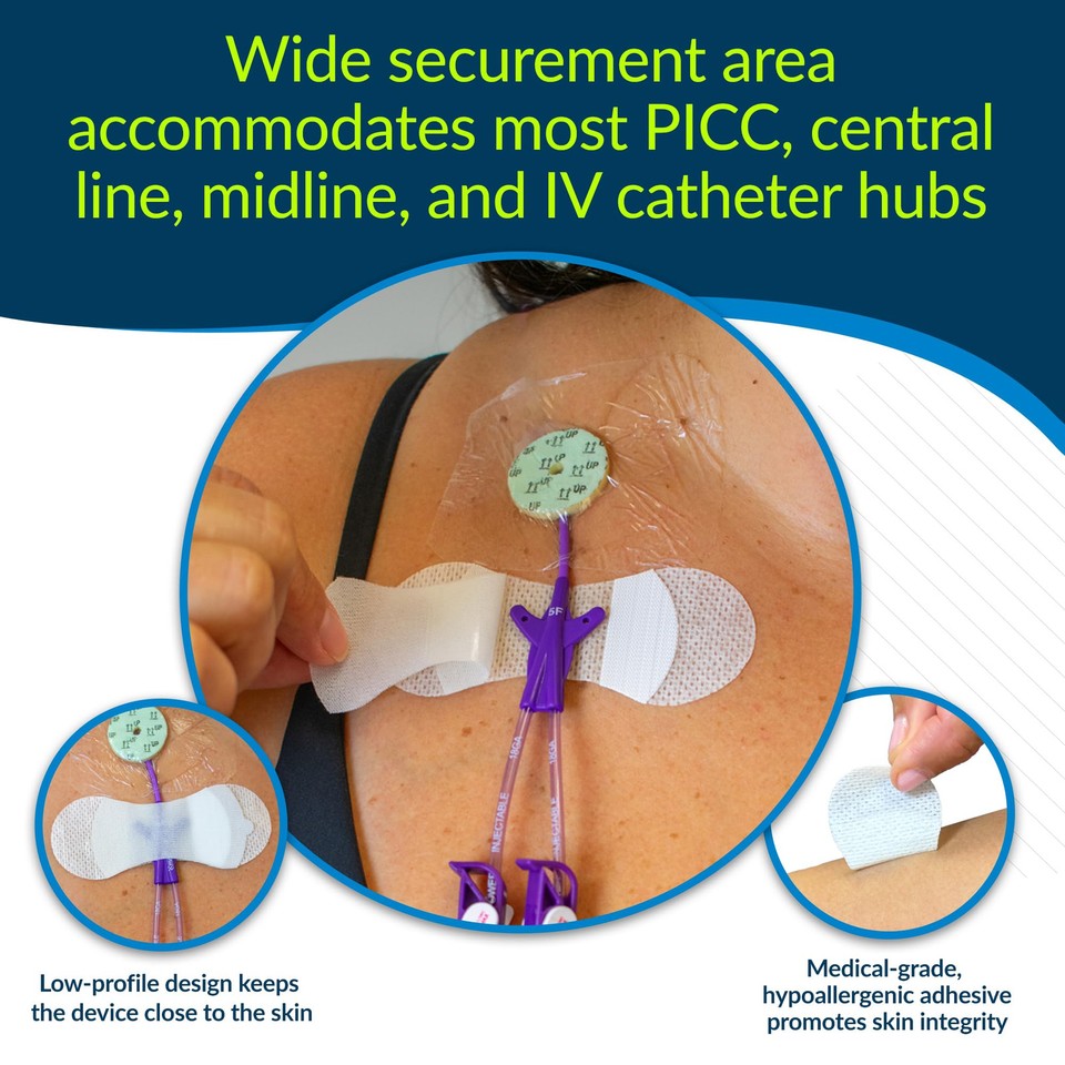 3300MWA-10PK Grip-Lok Medium-Wide CVC, PICC & Drain Securement Device ― Pack ... 618125135042| eBay