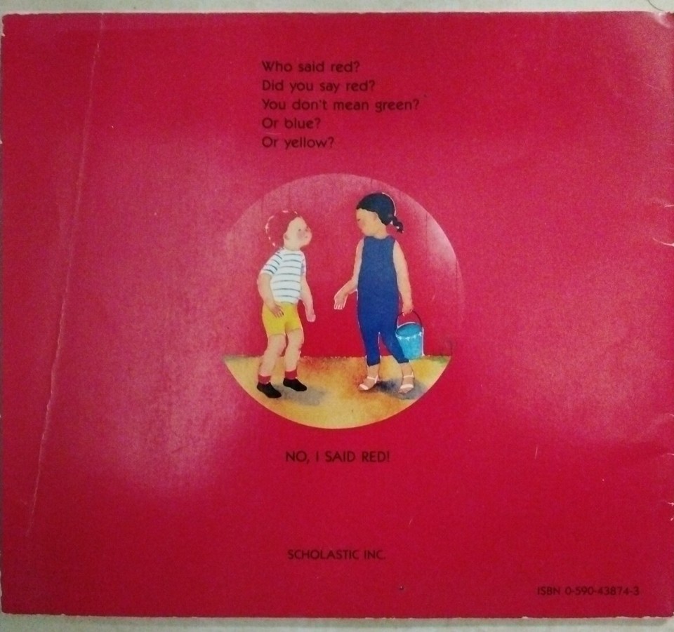 Who Said Red? by Mary Serfozo (1990, Picture Book) | eBay
