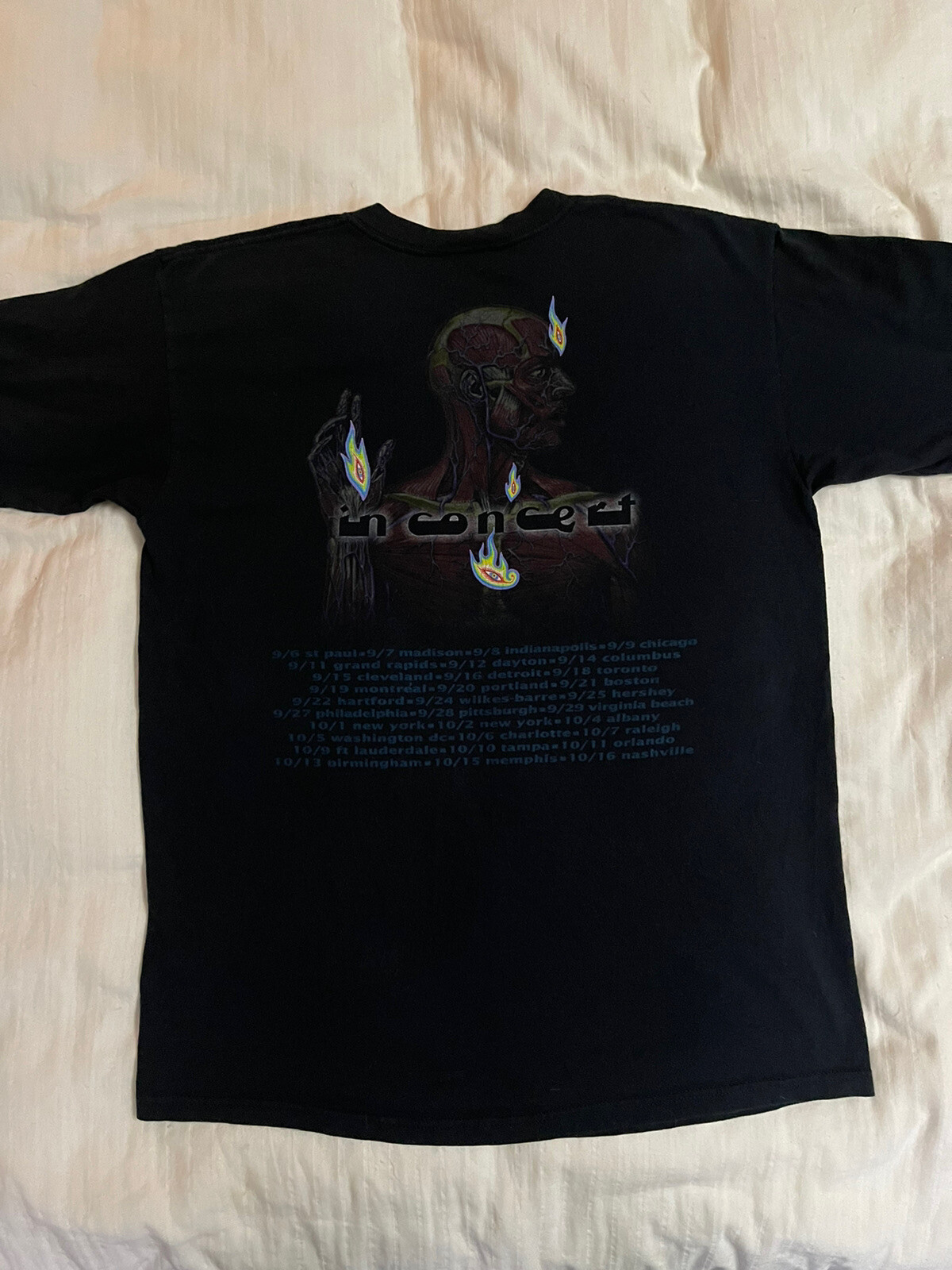 Tool ORIGINAL Vintage Lateralus Tour Shirt Sz L - Gem