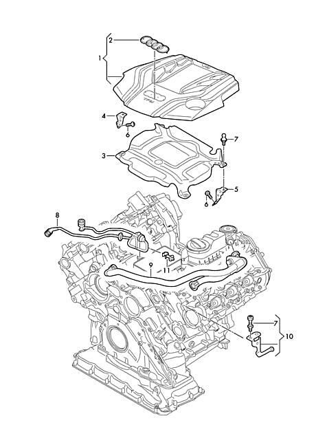 NEW AUDI A8 S8 QUATTRO AUDI RS6RS6 PLUS AVANT QU. BREATHER LINE ...