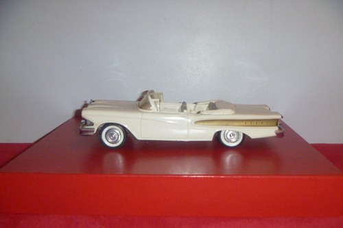 1/25 SCALE AMT "58" EDSEL CONVERTABLE WHITE/GOLD MODEL CAR | eBay