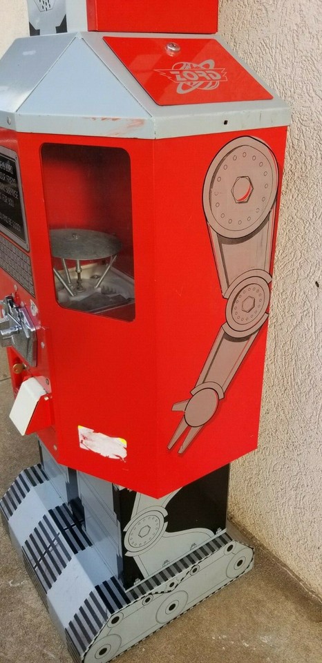 Vintage Zord Robot Toy Prize Vending Machine Trade Stimulator bubble ...