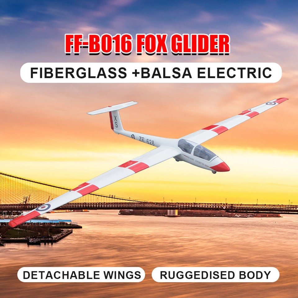 Airplane Flberglass ASK21 Electric&Glider Model Glider Plane For Toy RC ...