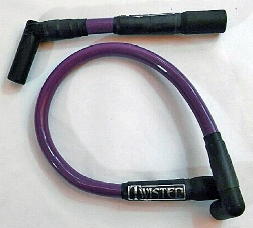 TWISTED 12mm SPARK PLUG WIRES HARLEY SOFTAIL HERITAGE FXST FAT BOY ...