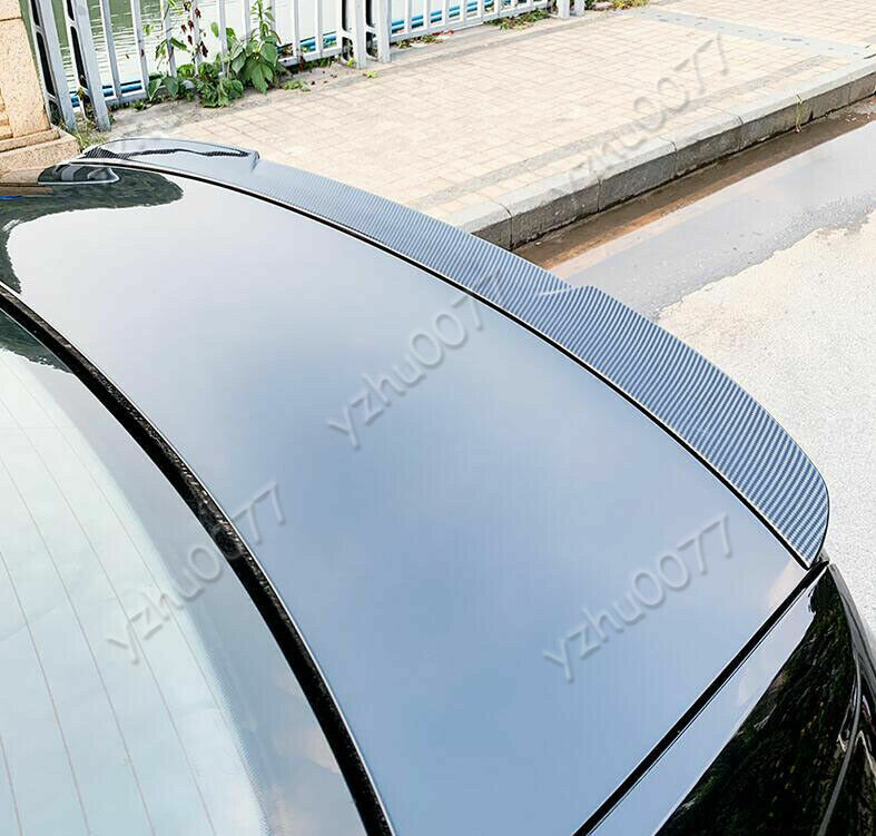 For Audi 2019-2023 A6 C8 Carbon Fiber Look Rear Door Tail Trunk Spoiler Wing Lip | eBay