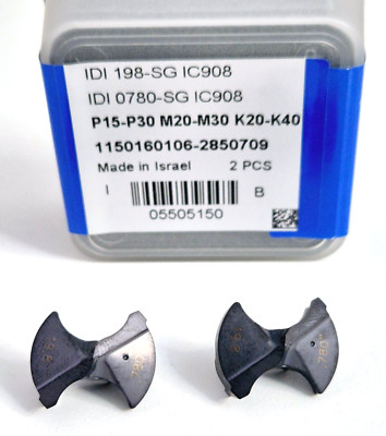 ISCAR IDI 198-SG IC908 IDI 0780-SG IC908 Carbide Drill Insert | eBay