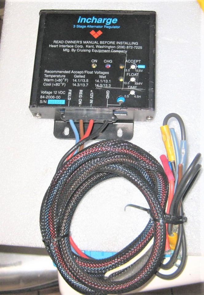 HEART INTERFACE - INCHARGE - 3 STAGE ALTERNATOR REGULATOR - 12V | eBay