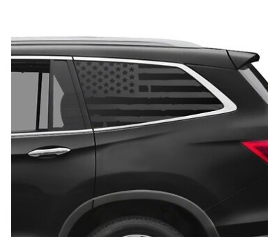 Distressed USA Flag Decals - Fits 2016-2022 Honda Pilot Trail sport ...