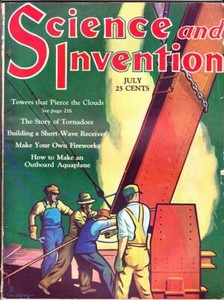 SCIENCE AND INVENTION magazine July 1930 - Television, TC-ships ...