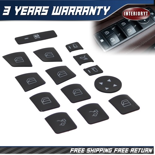 14PCS Door Window Lift Control Switch Button For Benz A B C E Class GLA ...