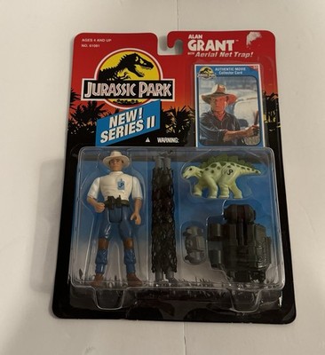 Jurassic Park Series II Alan Grant Figure with Aerial Net Trap ...