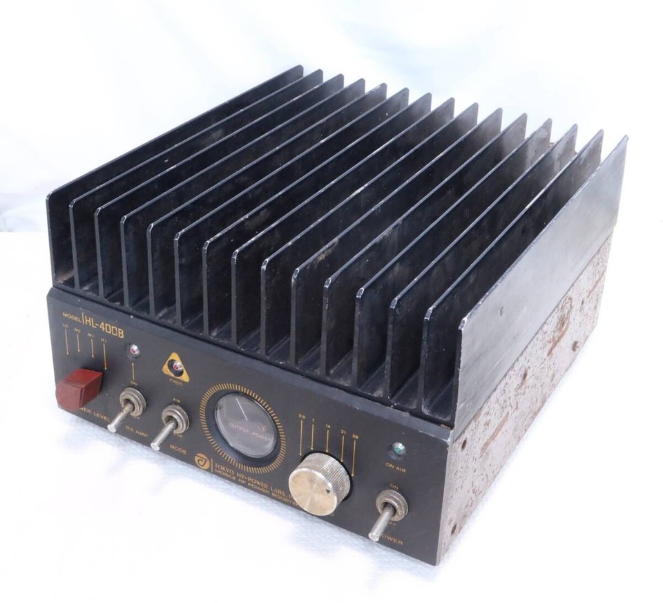 Tokyo Hy-Power HL-400B HF Linear Amplifier 13.8V DC 300W Tested CB NASA ...