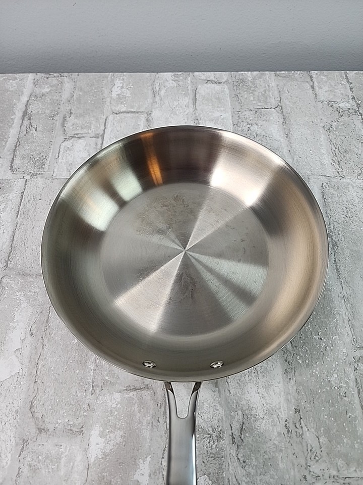 Tramontina Gourmet 10" Tri-Ply Clad Stainless Steel Fry Pan Skillet ...