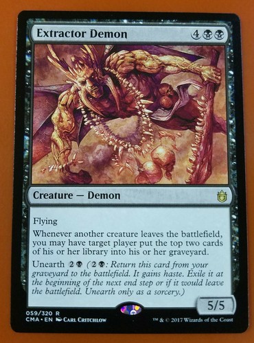 1x Extractor Demon | Commander Anthology | MTG Magic Cards | eBay