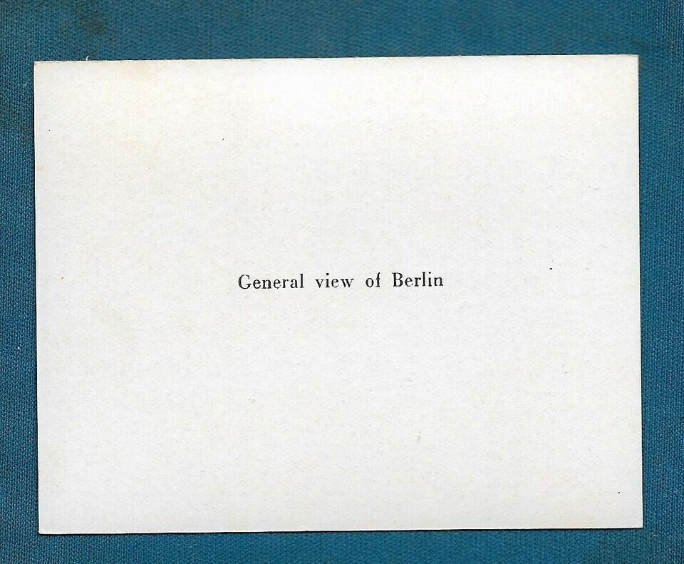 BERLIN - General view of Berlin, Germany vintage photo 1940s ! | eBay